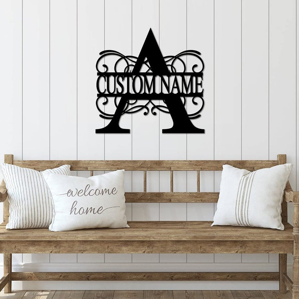 Biker Metal Wall Art Custom Name Metal Sign – Bohometalart.com