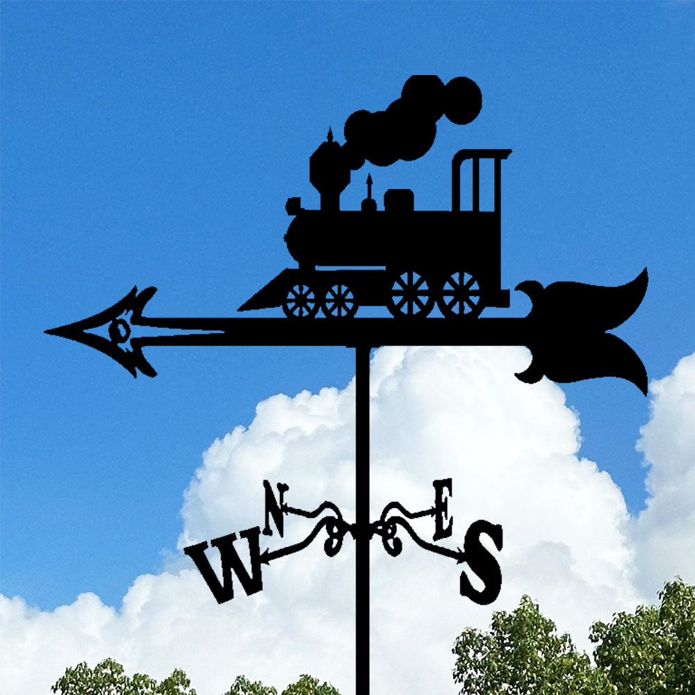 Train Engine Stainless Steel Weathervane – Bohometalart.com
