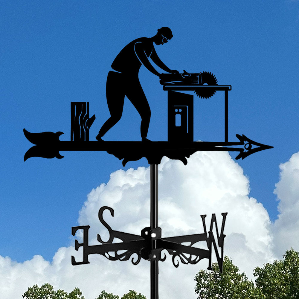 Carpenter Stainless Steel Weathervane – Bohometalart.com