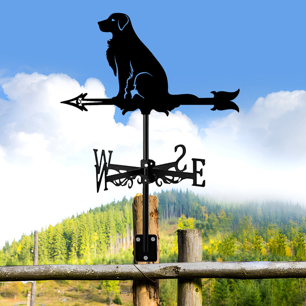 Golden Retriever Stainless Steel Weathervane – Bohometalart.com