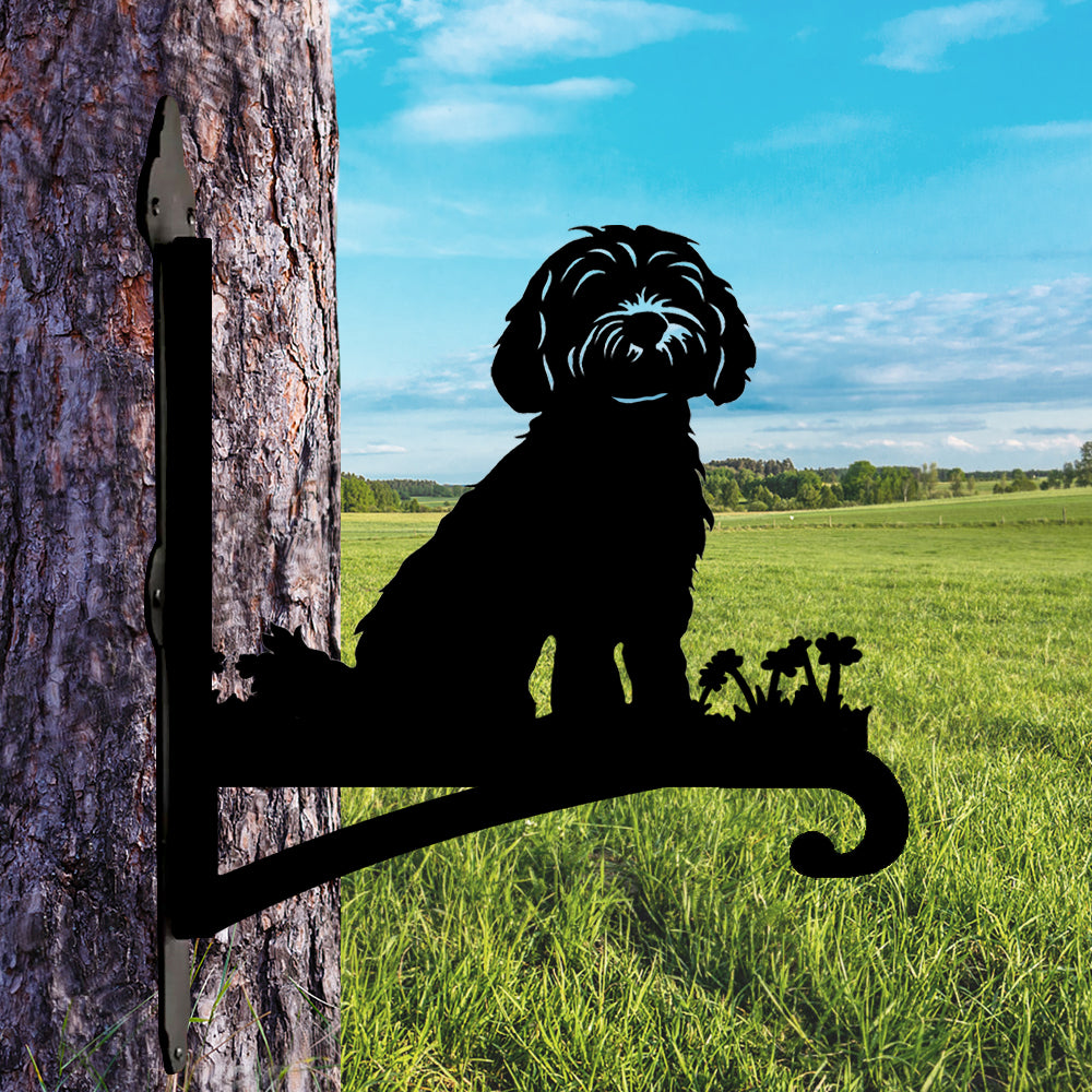 Cockapoo Metal Hanging Bracket Plant Stand – Bohometalart.com