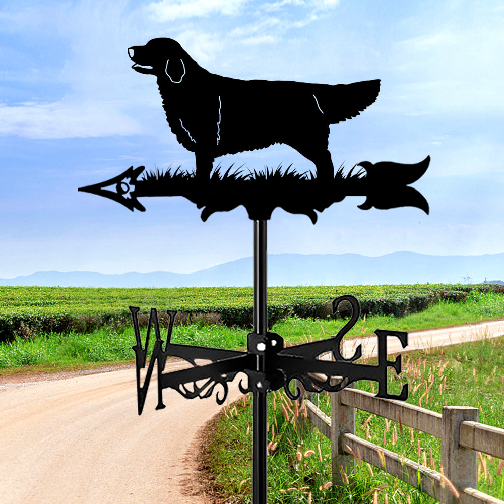 Golden Retriever Stainless Steel Weathervane – Bohometalart.com