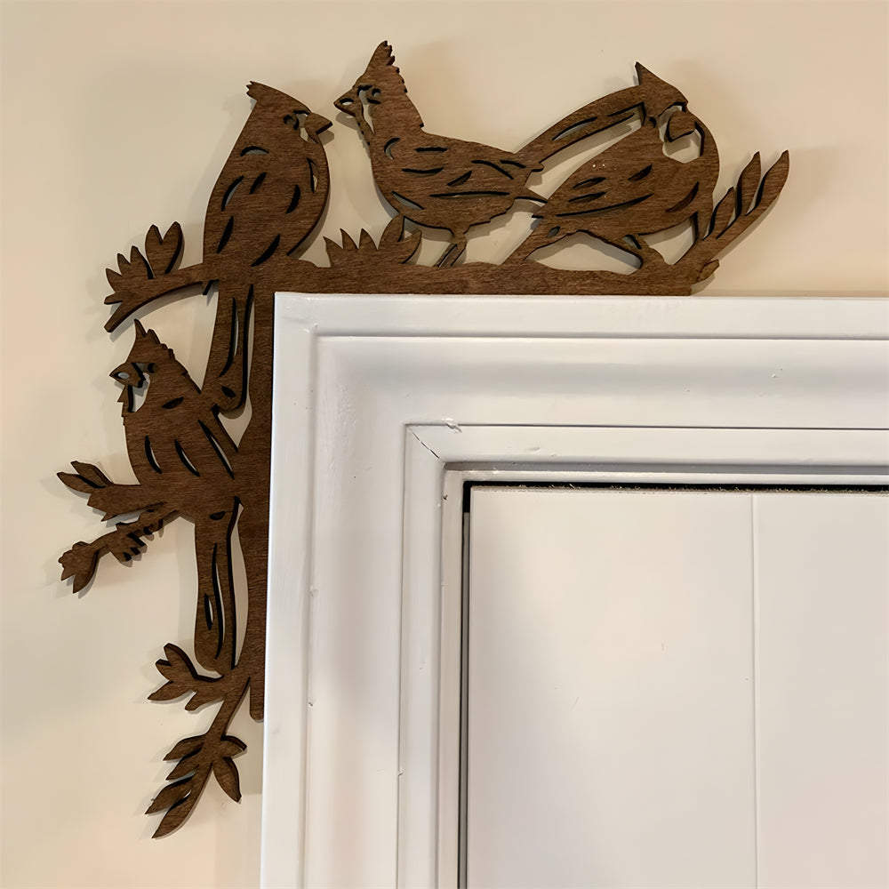 Fashion Brown Magpie Metal Door Corner Sign – Bohometalart.com