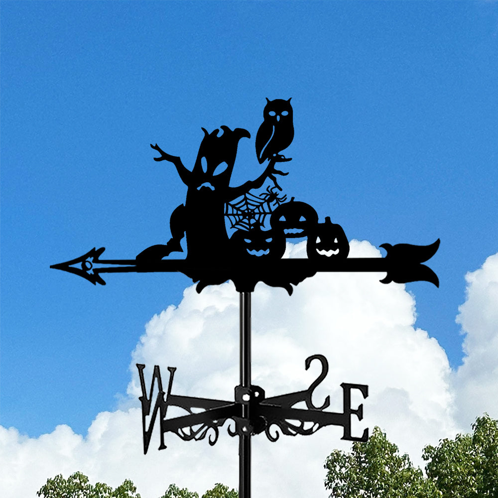 Halloween Spooky Withered Tree Stainless Steel Weathervane ...