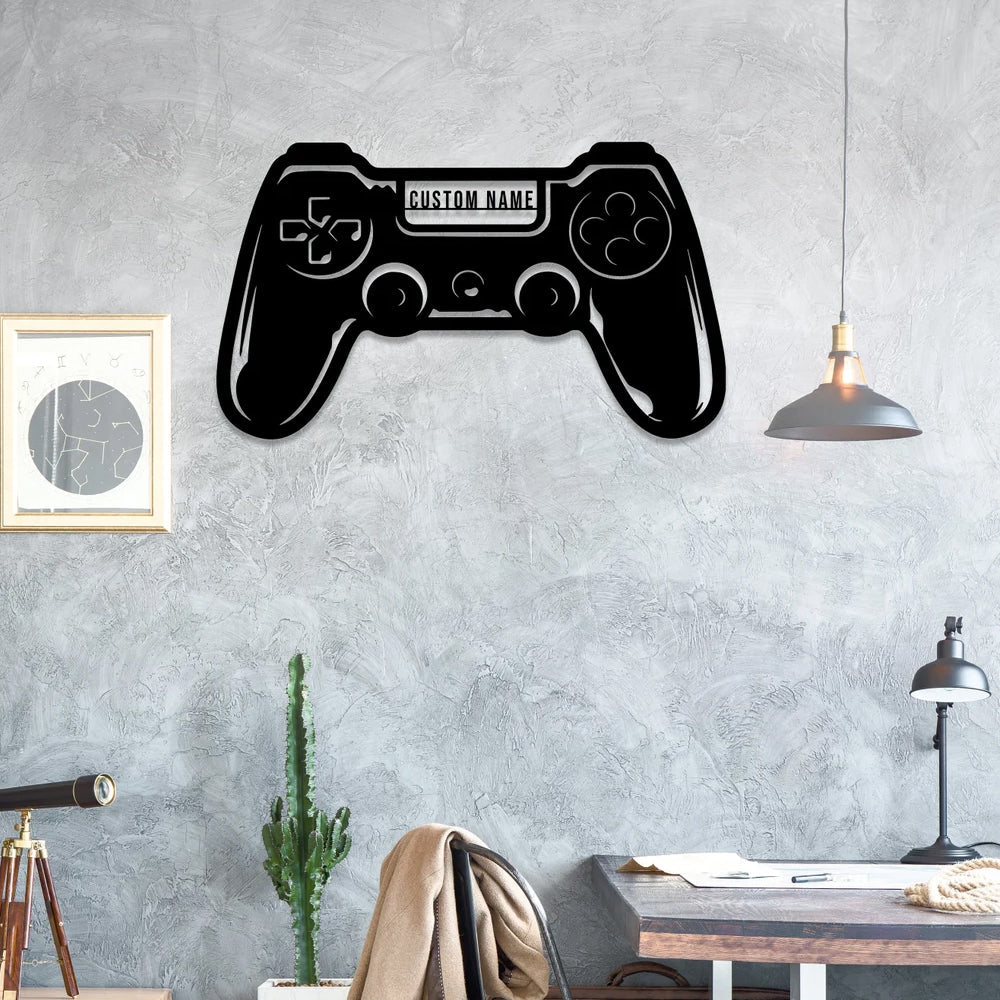 Custom Video Game Room Sign Metal Wall Art Decoration – Bohometalart.com