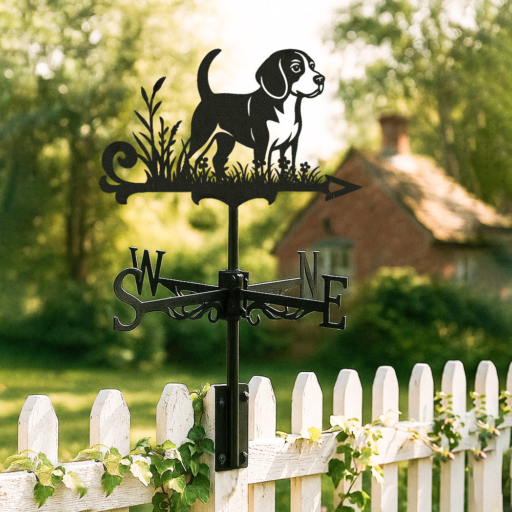 Beagle Stainless Steel Weathervane – Bohometalart.com